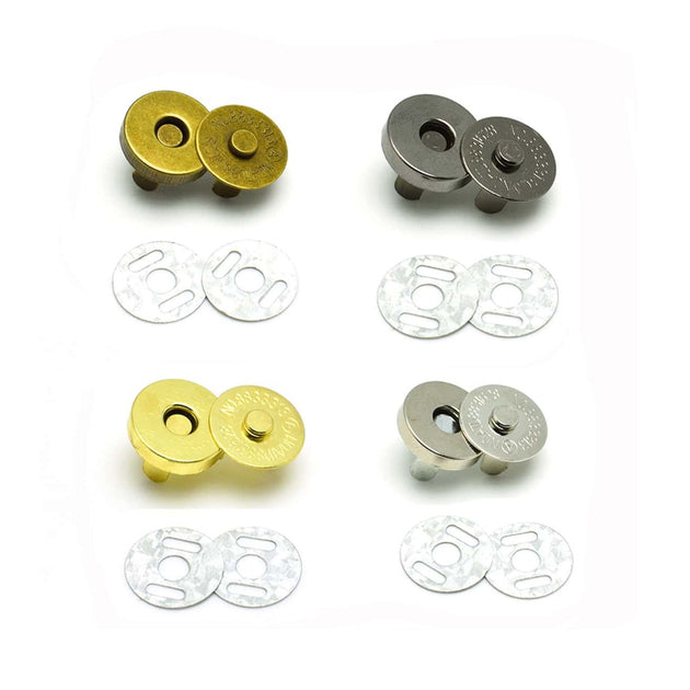 MAGNETIC SNAPS FOR BAG CLOSURES | BAG HARDWARE | PURPLE STITCHES ...
