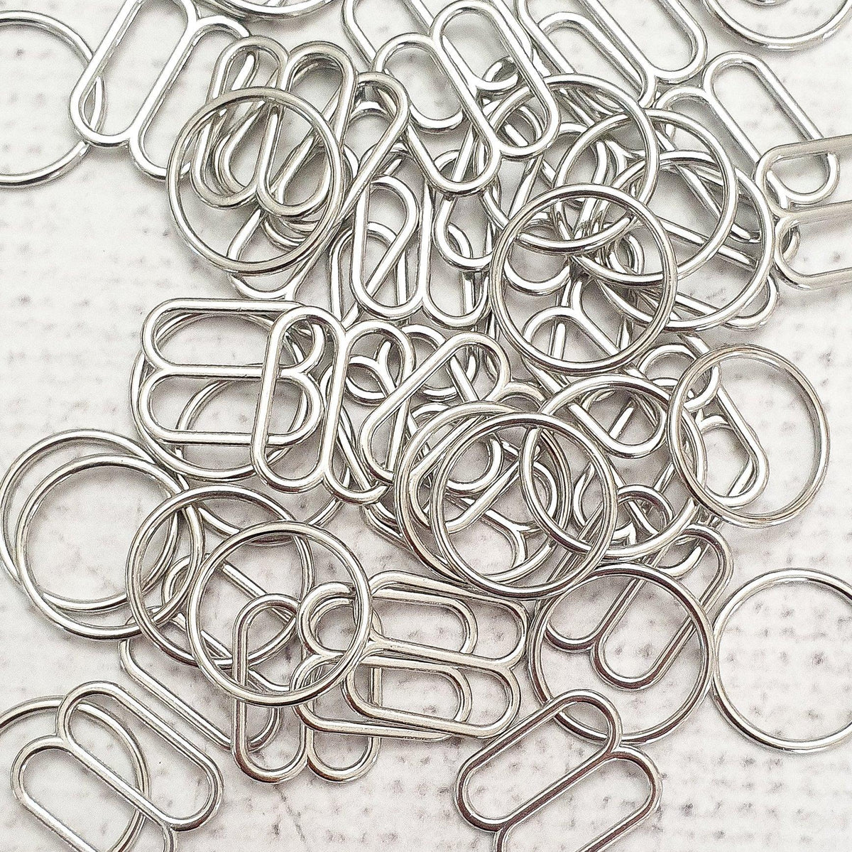 15mm Bra Ring and Slider Set | Bra Making Supply | Purple Stitches